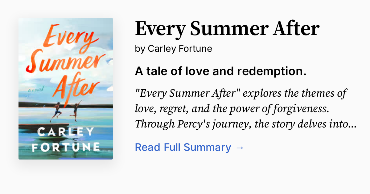 Every Summer After | Summary, Audio, Analysis, FAQ