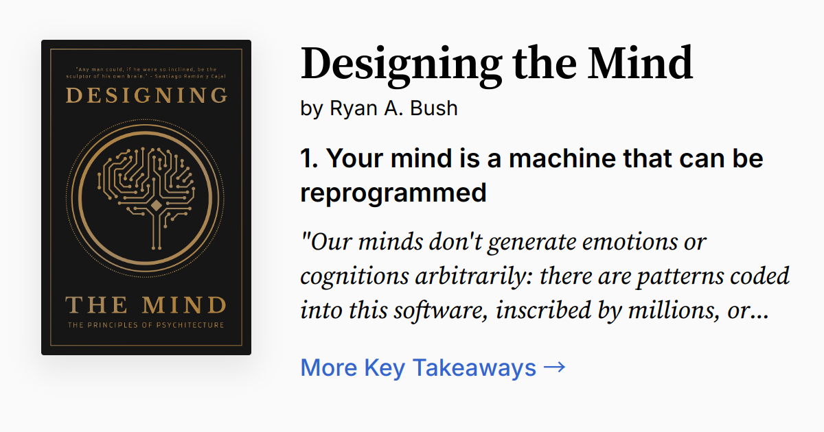 Designing the Mind | Summary, Audio, Quotes, FAQ