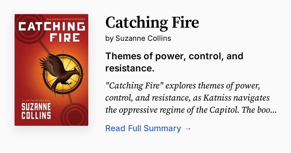 Catching Fire by Suzanne Collins | Summary, Analysis, FAQ