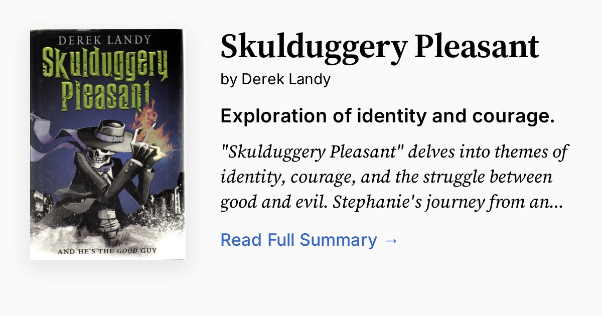 Skulduggery Pleasant | Summary, Analysis, FAQ
