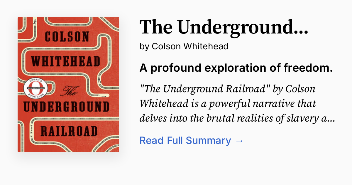 The Underground Railroad | Summary, Analysis, FAQ