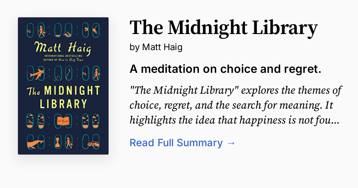 The Midnight Library | Summary, Analysis, FAQ
