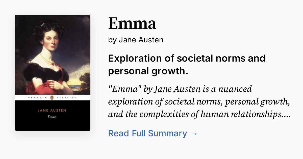 Emma by Jane Austen | Summary, Analysis, FAQ