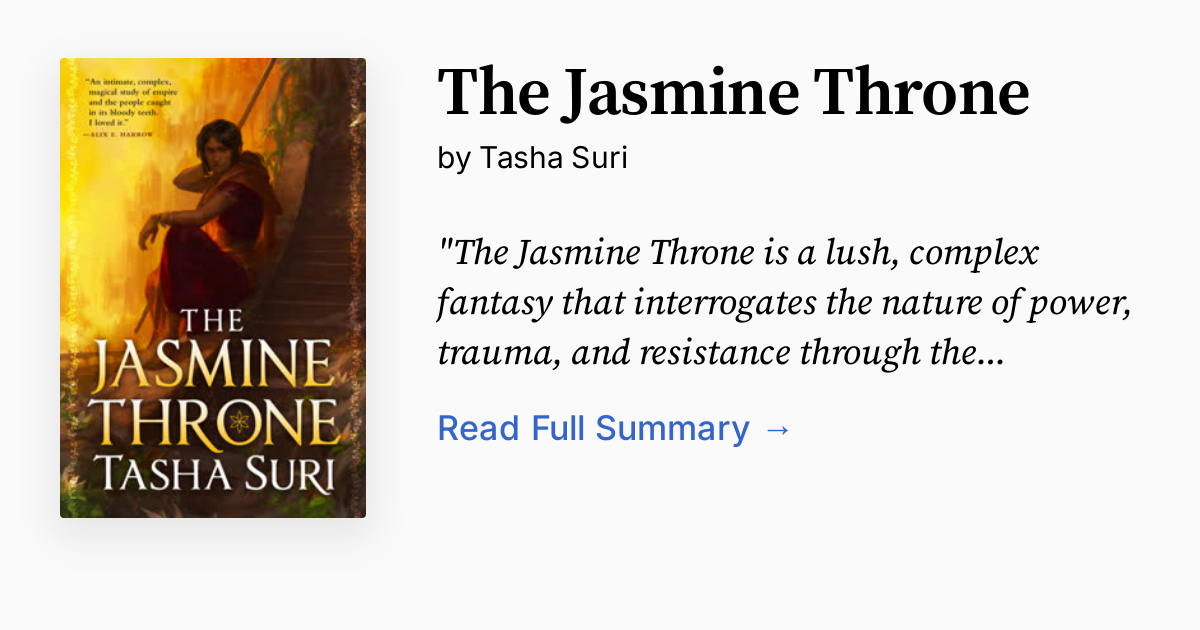 The Jasmine Throne | Summary, Analysis, FAQ