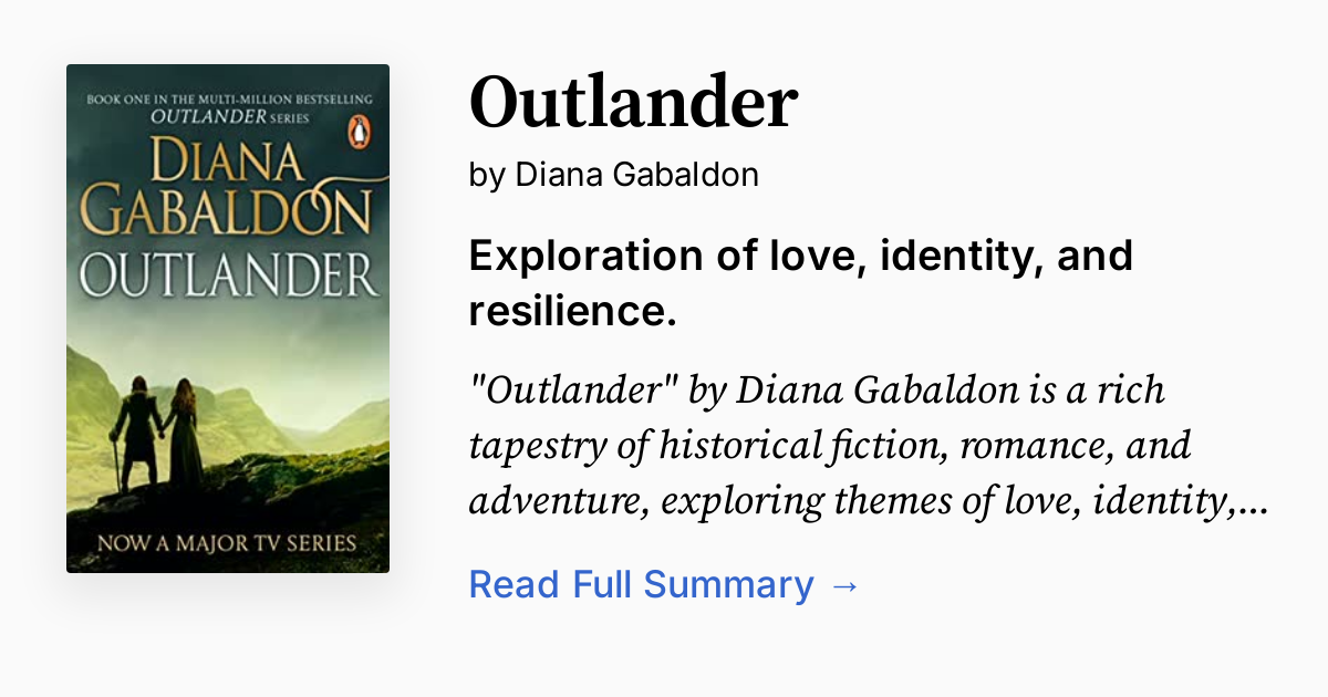 Outlander by Diana Gabaldon | Summary, Audio, Analysis, FAQ