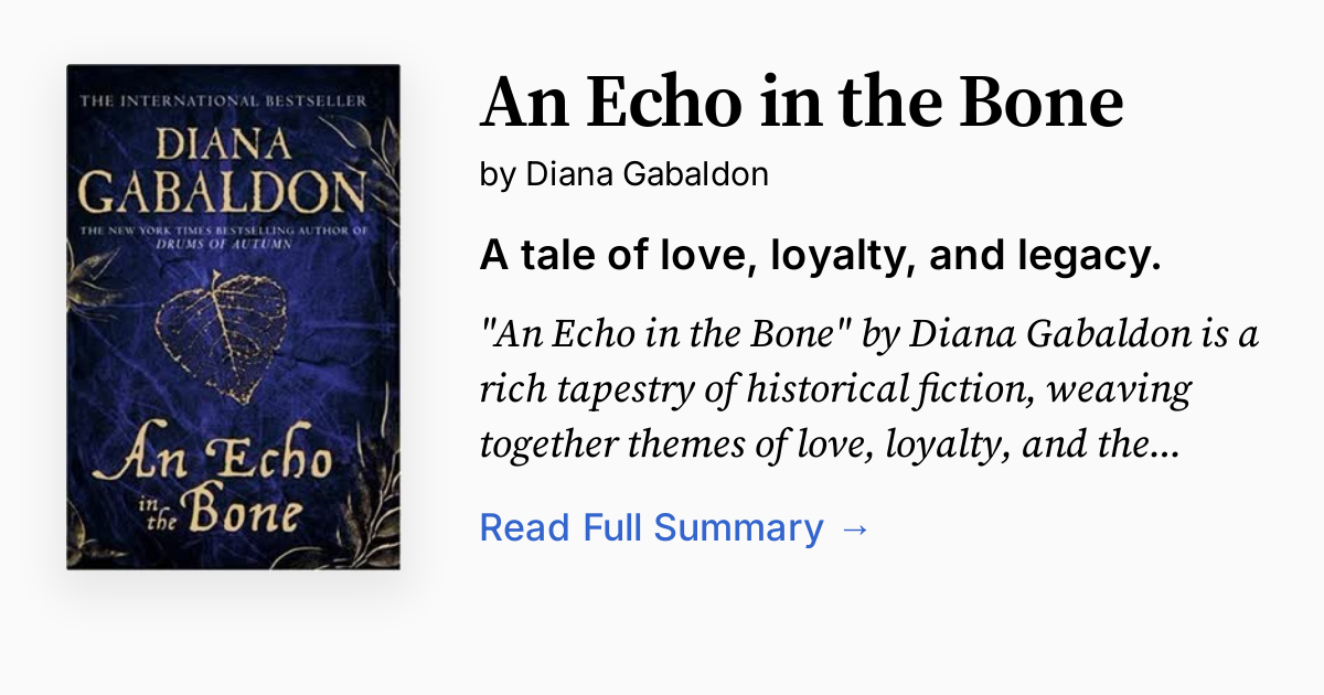 An Echo in the Bone | Summary, Audio, Analysis, FAQ