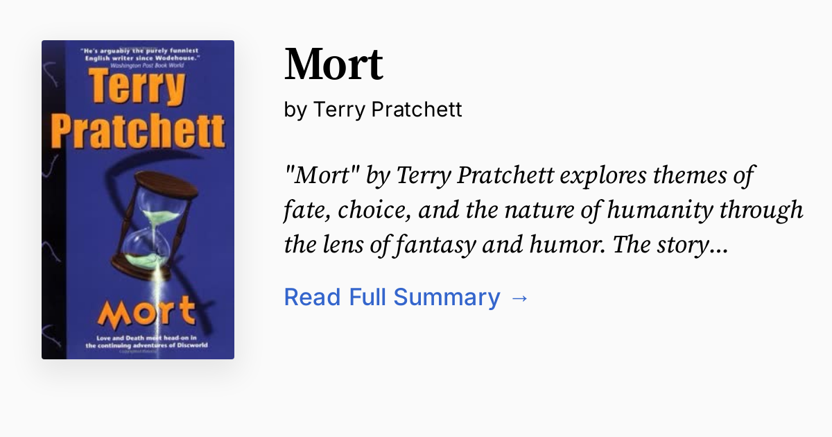 Mort by Terry Pratchett | Summary, Analysis, FAQ