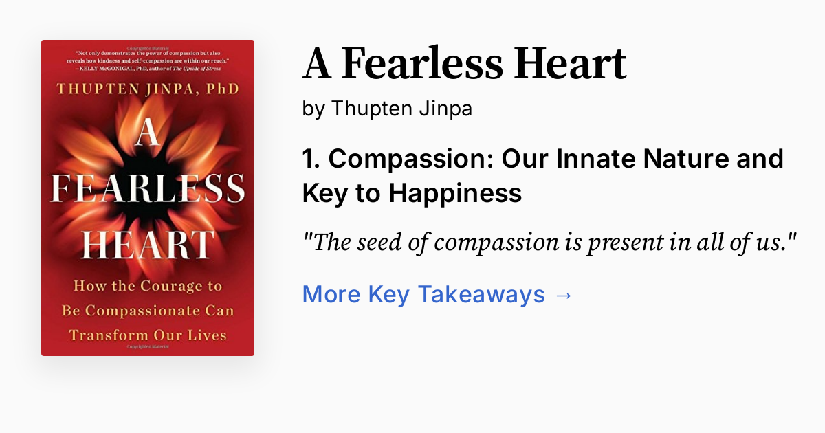 A Fearless Heart | Summary, Audio, Quotes