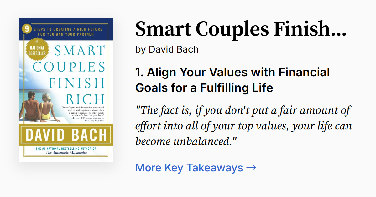 Smart Couples Finish Rich | Summary, Audio, Quotes, FAQ