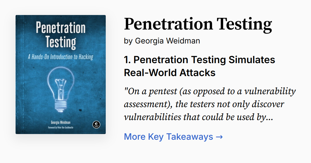 Penetration Testing | Summary, Audio, Quotes, FAQ