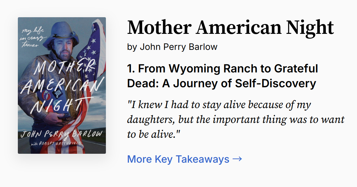 Mother American Night | Summary, Audio, Quotes