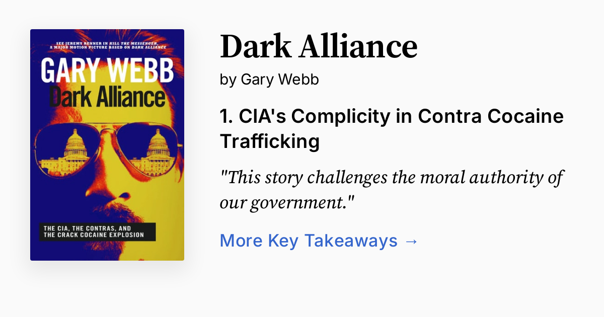 Dark Alliance by Gary Webb | Summary, Audio, Quotes, FAQ