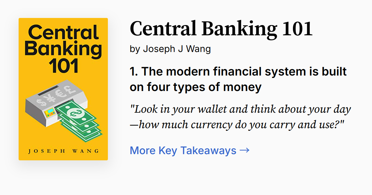 Central Banking 101 | Summary, Audio, Quotes, FAQ