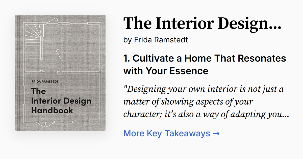 The Interior Design Handbook | Summary, Quotes, FAQ, Audio