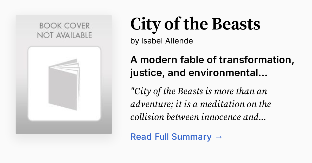 City of the Beasts | Summary, Analysis