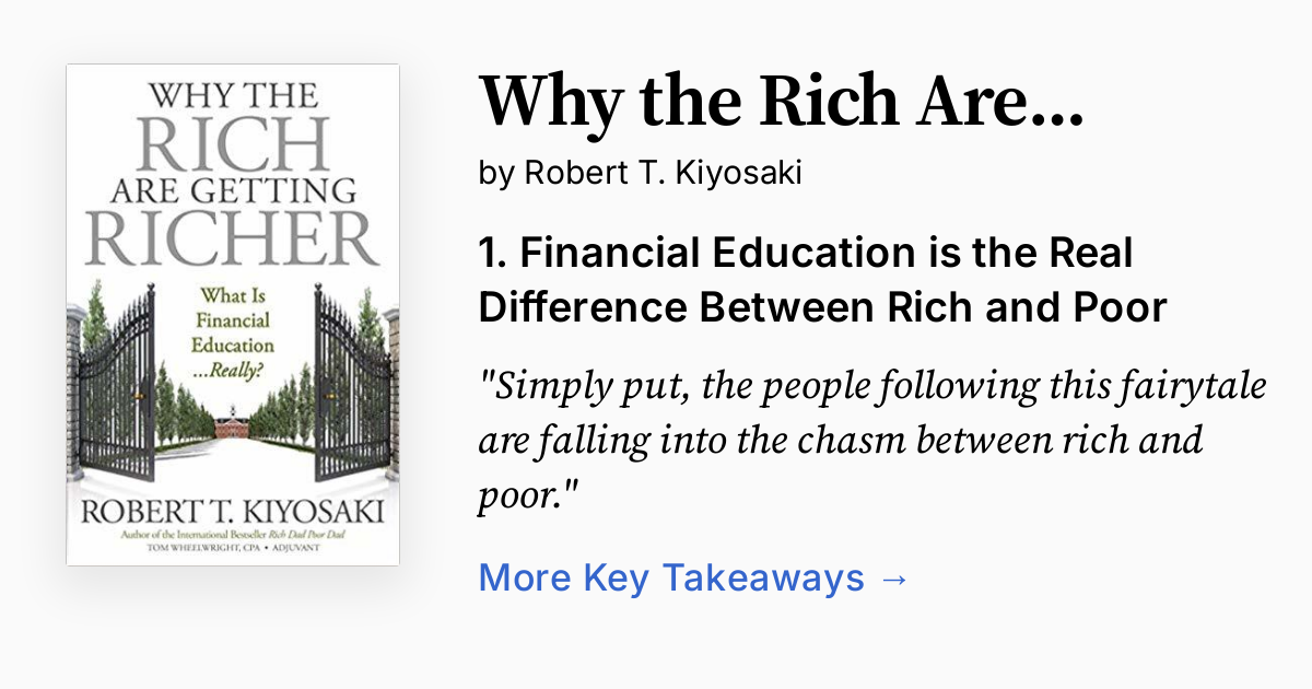 Why the Rich Are Getting Richer | Summary, Quotes, Audio