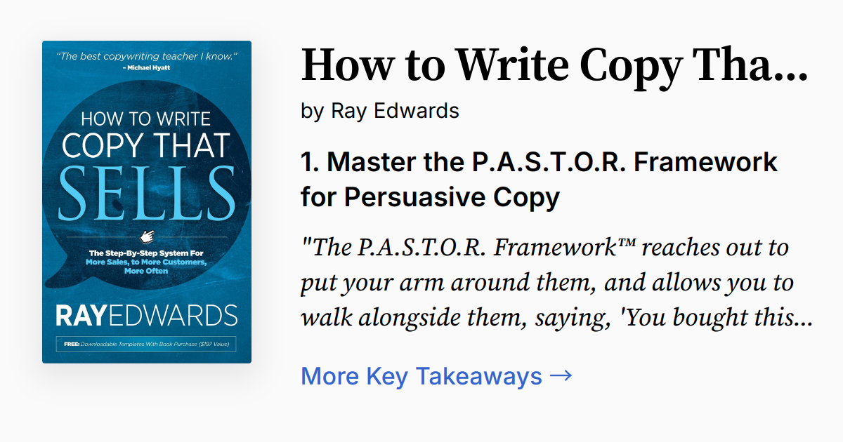 How to Write Copy That Sells | Summary, Audio, Quotes, FAQ