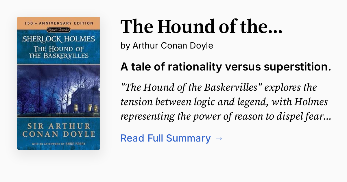 The Hound of the Baskervilles | Summary, Analysis, FAQ