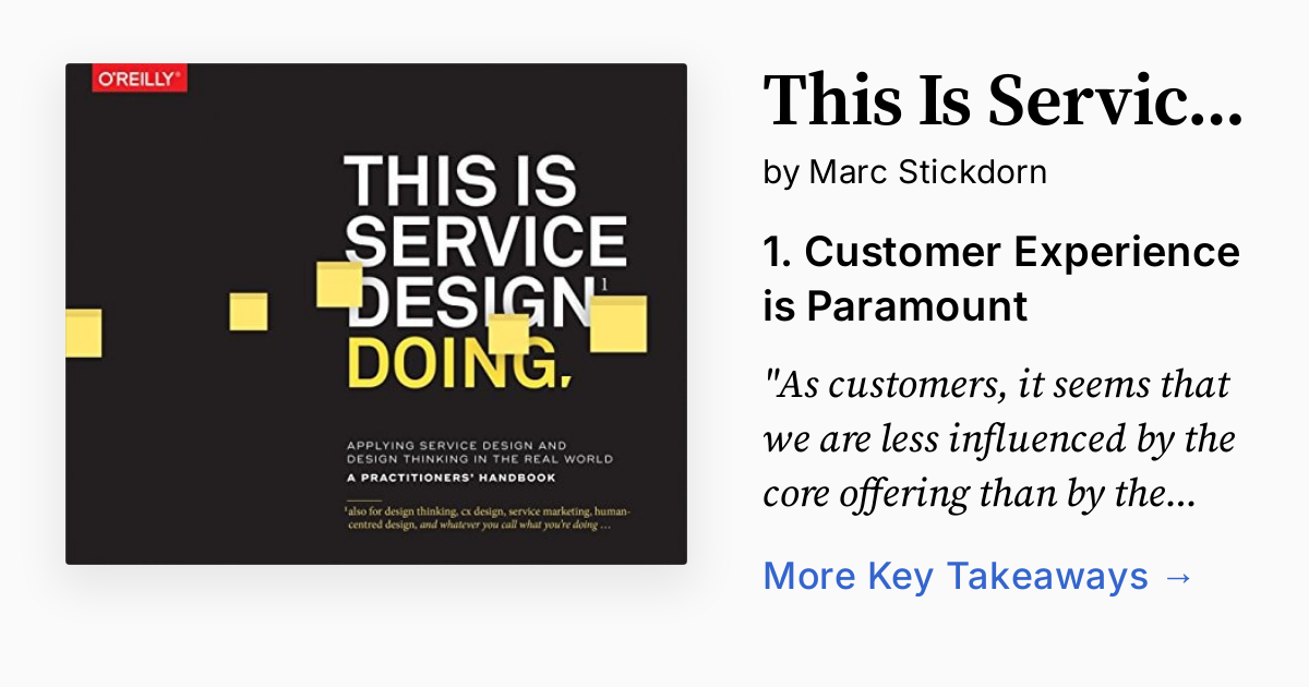 This Is Service Design Doing | Summary, Audio, Quotes, FAQ