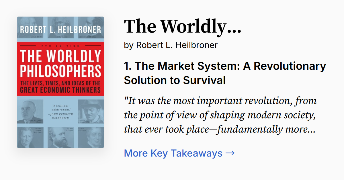 The Worldly Philosophers | Résumé, Audio, Quotes, FAQ