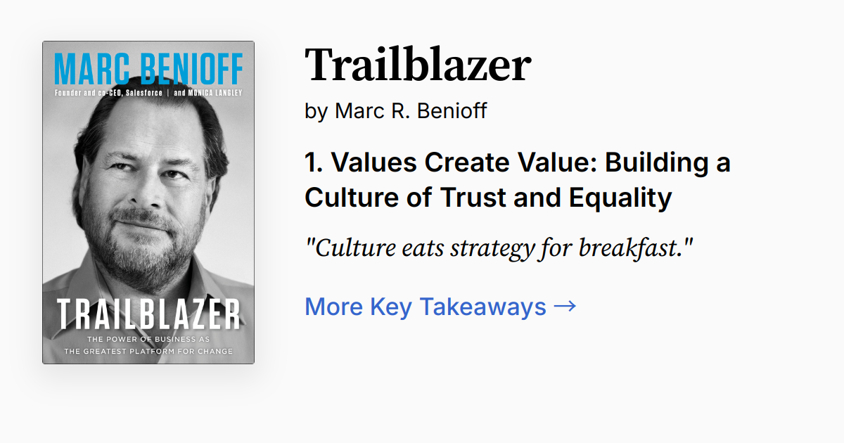 Trailblazer by Marc Benioff | Summary, Audio, Quotes, FAQ