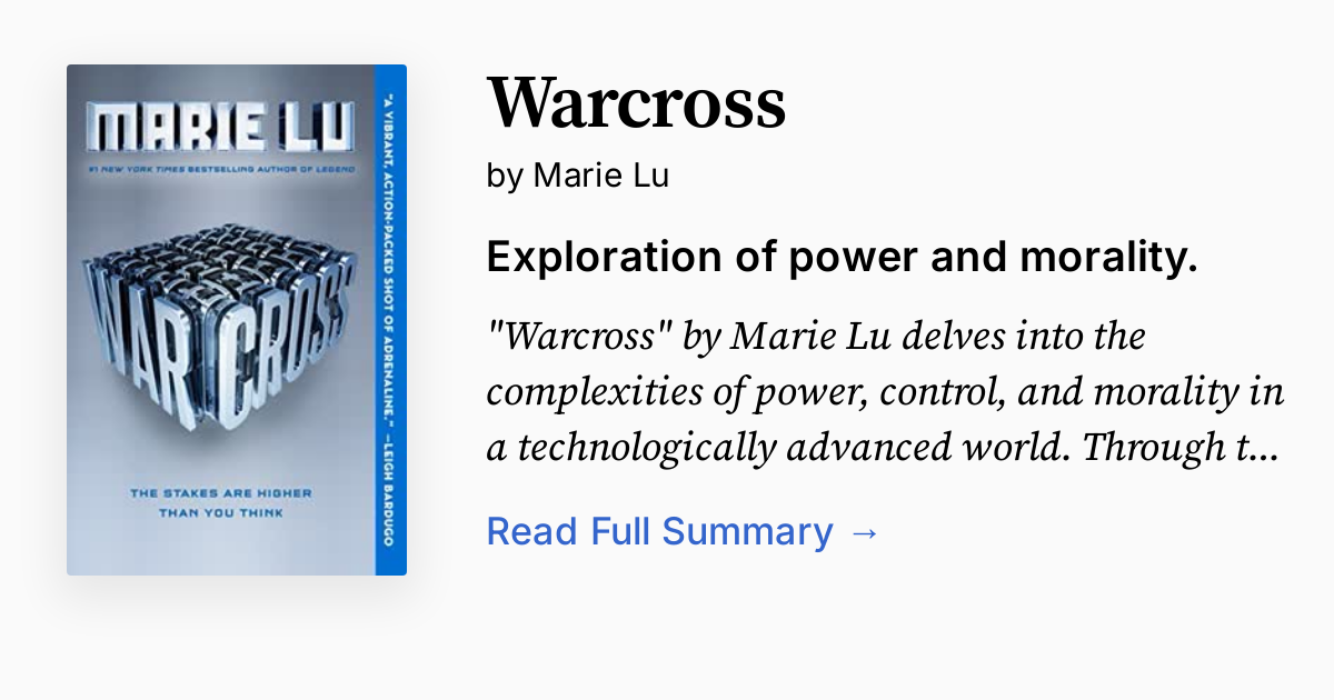 Warcross by Marie Lu | Summary, Analysis, FAQ