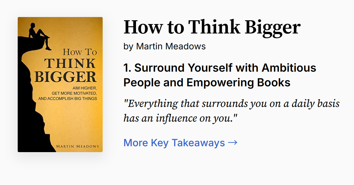 How to Think Bigger | Summary, Audio, Quotes, FAQ