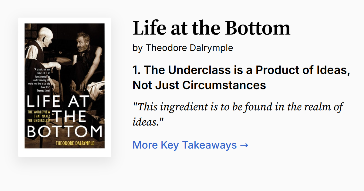 Life at the Bottom | Summary, Quotes, FAQ, Audio