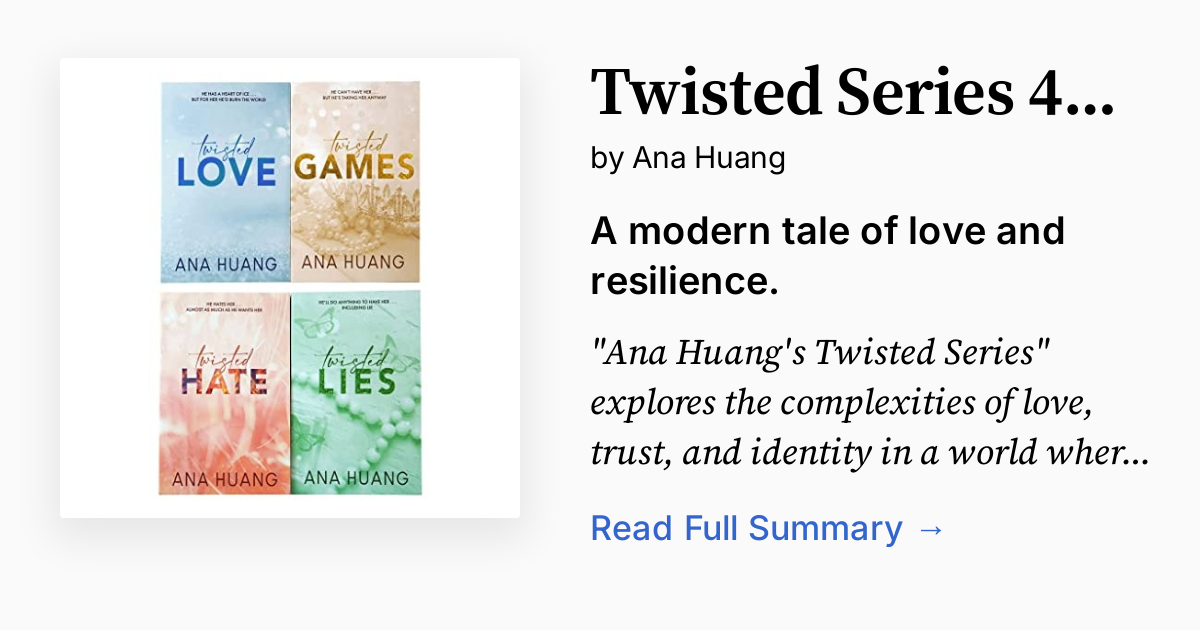 Twisted Series 4 Books Collection | Summary, Audio, Analysis, FAQ