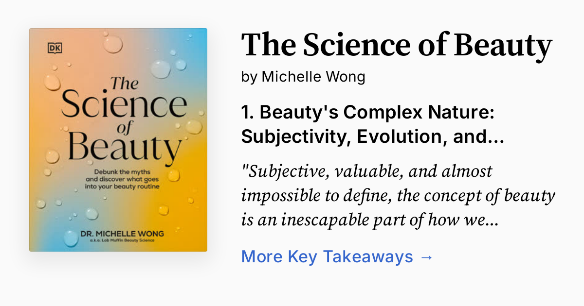 The Science of Beauty | Summary, Audio, Quotes