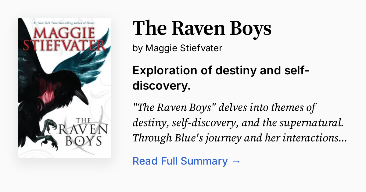 The Raven Boys by Maggie Stiefvater | Summary, Audio, Analysis, FAQ