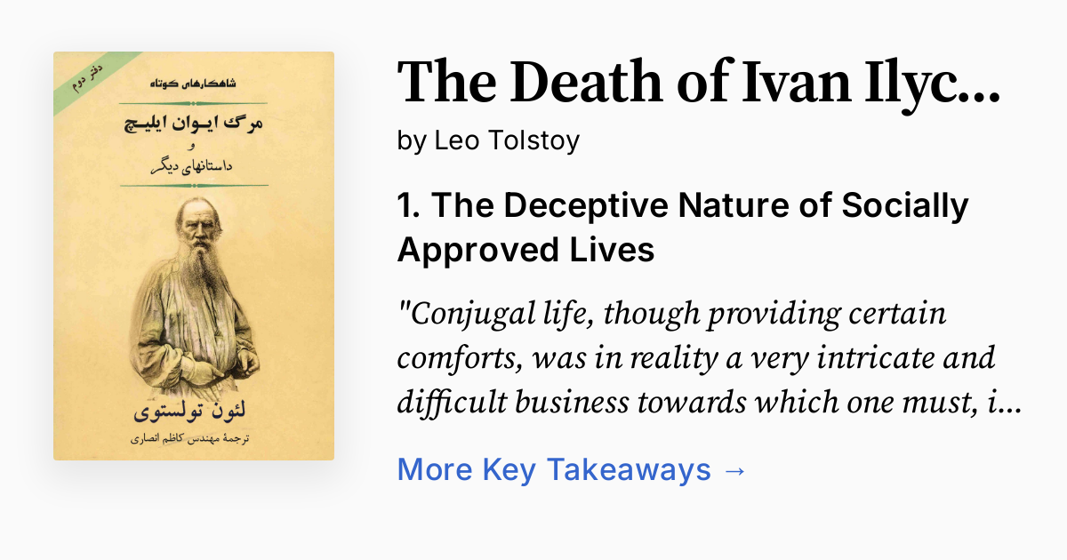 The Death of Ivan Ilych and Other Stories | Resumen, Quotes, FAQ, Audio