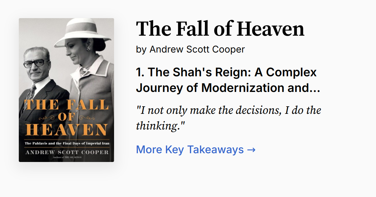 The Fall of Heaven | Summary, Audio, Quotes, FAQ