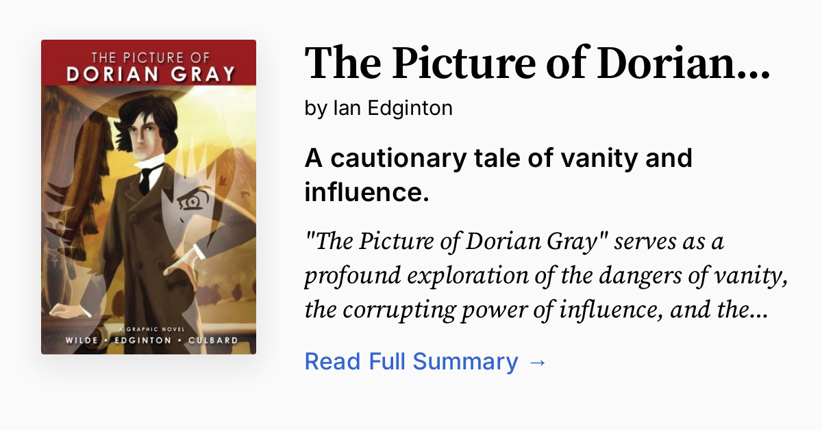 The Picture of Dorian Gray | Summary, Audio, Analysis, FAQ