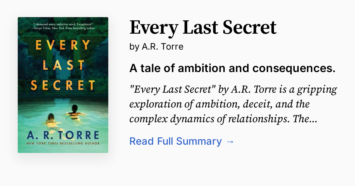 Every Last Secret | Summary, Audio, Analysis, FAQ