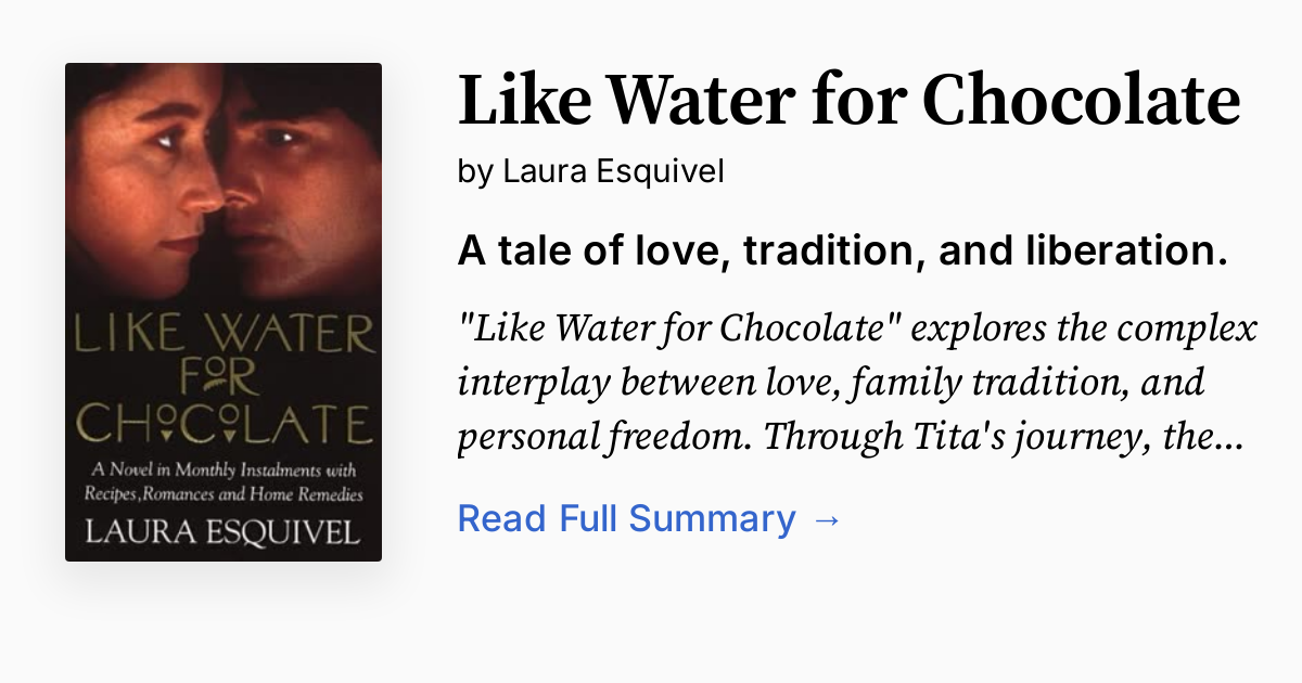 Like Water for Chocolate | Summary, Analysis, FAQ