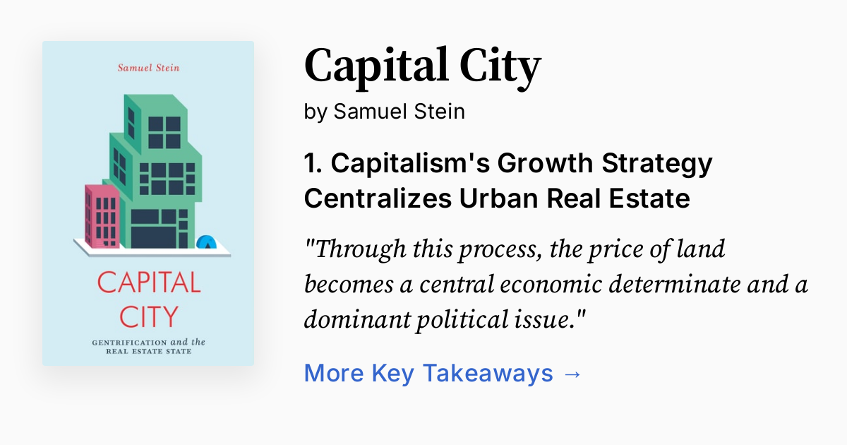 Capital City by Samuel Stein | Summary, Quotes, FAQ, Audio