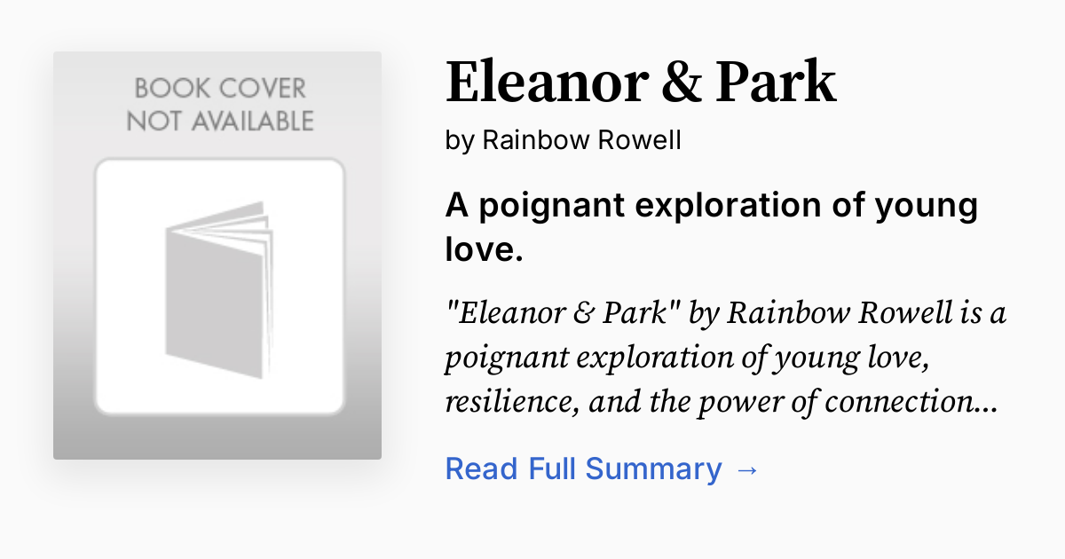 Eleanor & Park by Rainbow Rowell | Summary, Analysis, FAQ