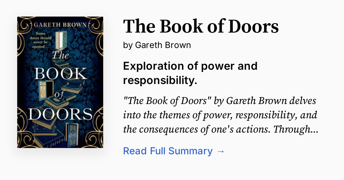 The Book of Doors | Summary, Analysis, FAQ