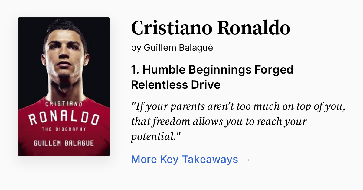 Cristiano Ronaldo | Summary, Audio, Quotes, FAQ