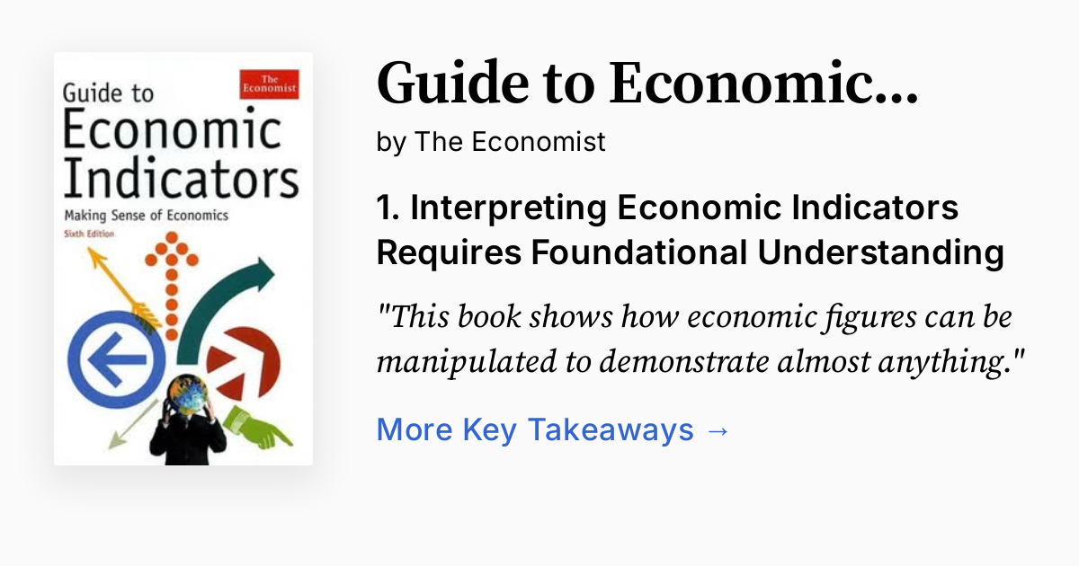 Guide to Economic Indicators | Summary, Quotes, Audio