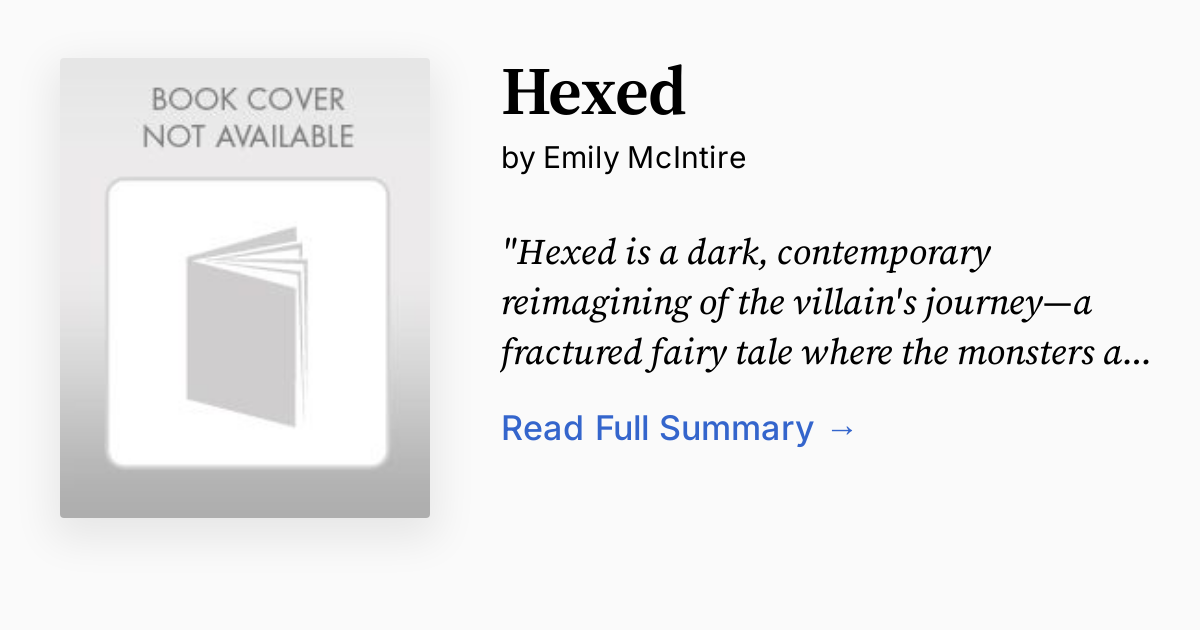 Hexed by Emily McIntire | Summary, Analysis, FAQ
