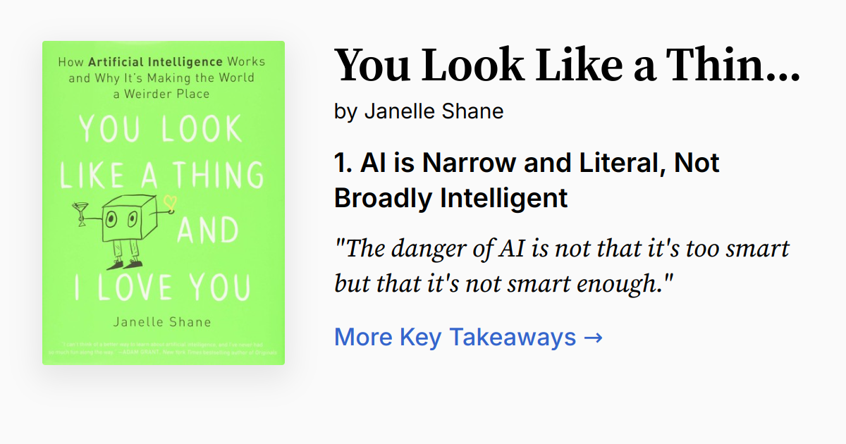 You Look Like a Thing and I Love You | Summary, Audio, Quotes, FAQ