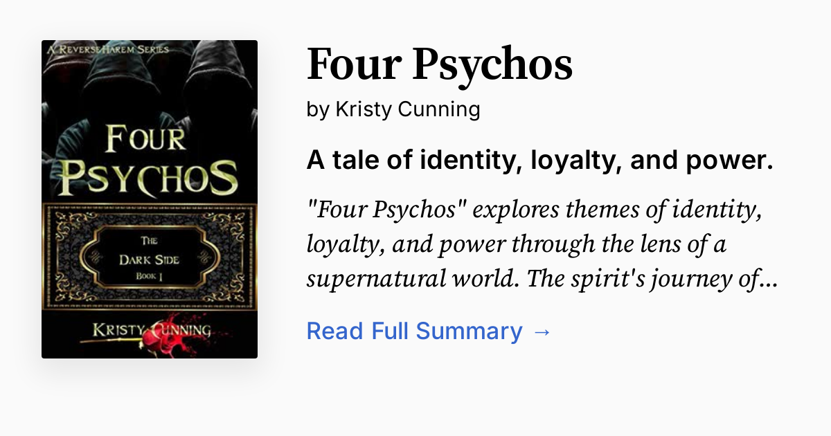 Four Psychos by Kristy Cunning | Summary, Audio, Analysis, FAQ