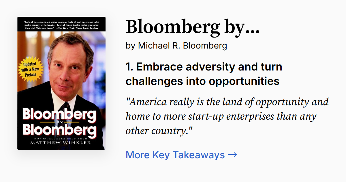 Bloomberg by Bloomberg | Summary, Audio, Quotes, FAQ