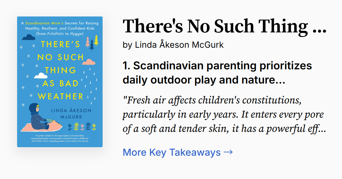 There's No Such Thing as Bad Weather | Summary, Audio, Quotes, FAQ