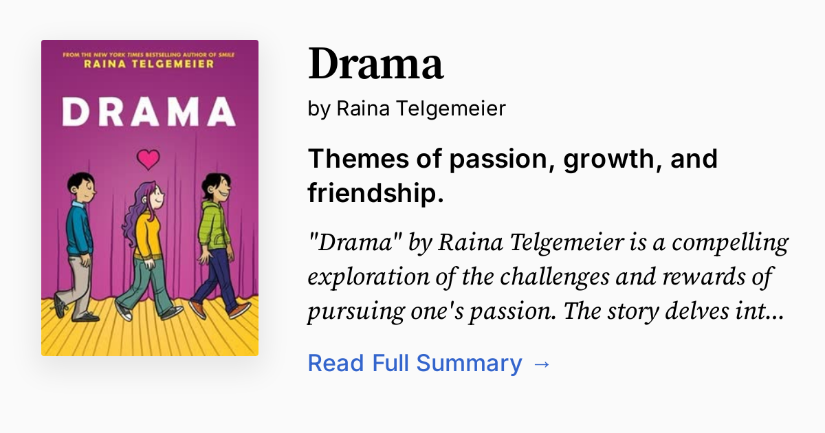Drama by Raina Telgemeier | Summary, Analysis, FAQ