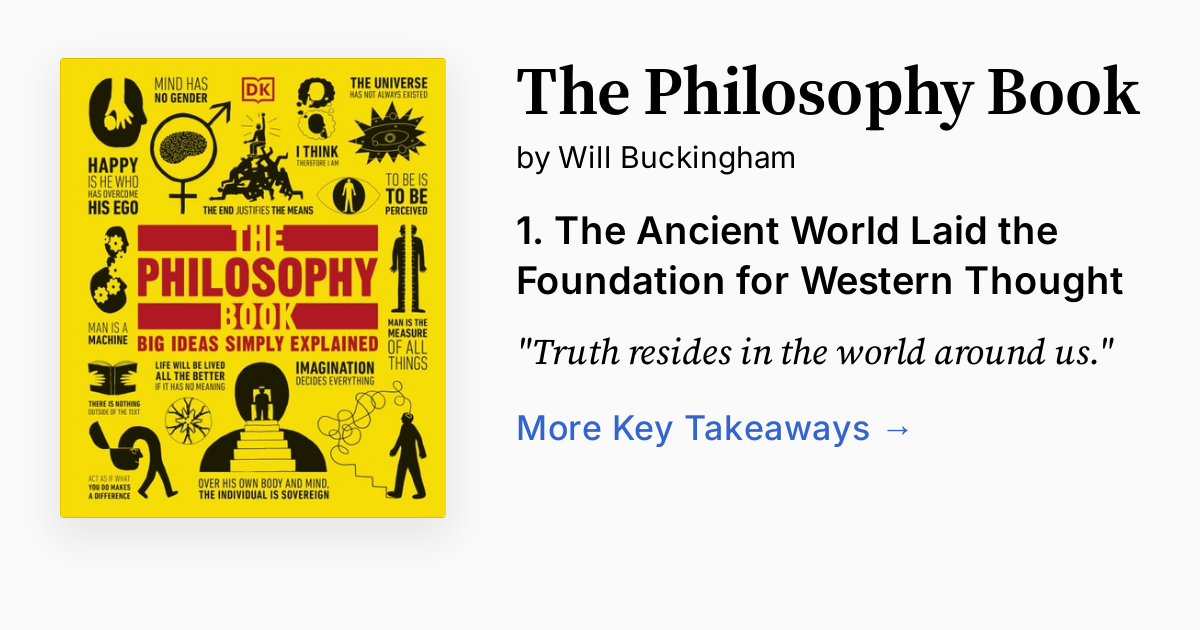 The Philosophy Book | Summary, Audio, Quotes, FAQ