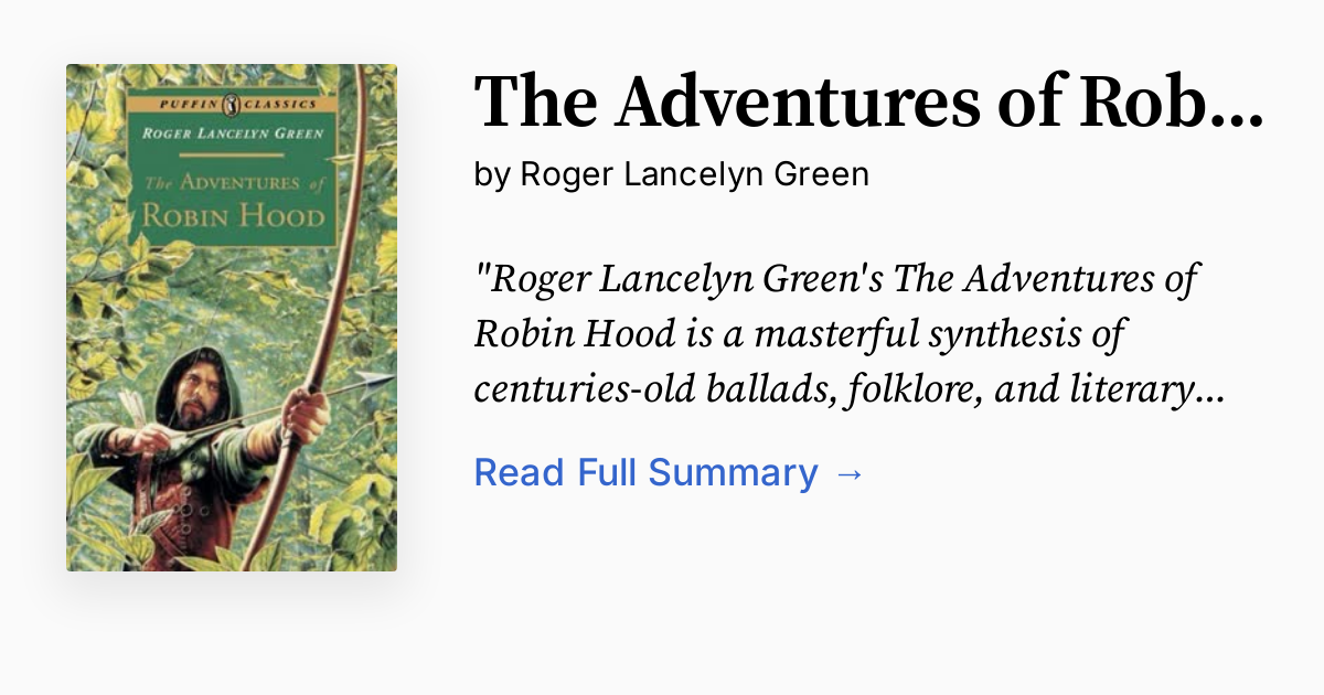 The Adventures of Robin Hood | Summary, Analysis