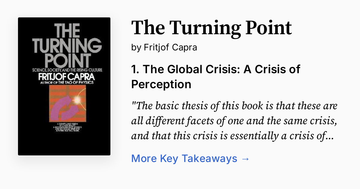 The Turning Point | Summary, Audio, Quotes